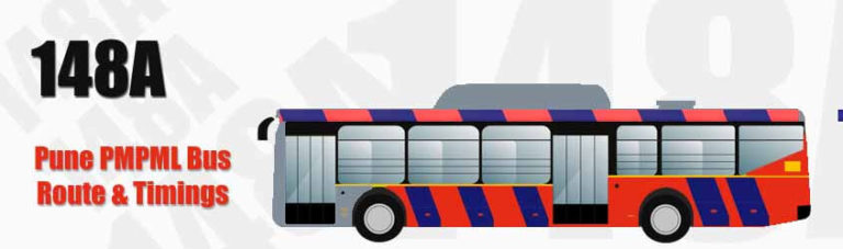 "148A" City Bus Route & Timings, Pune (PMPML) Map, First & Last Bus
